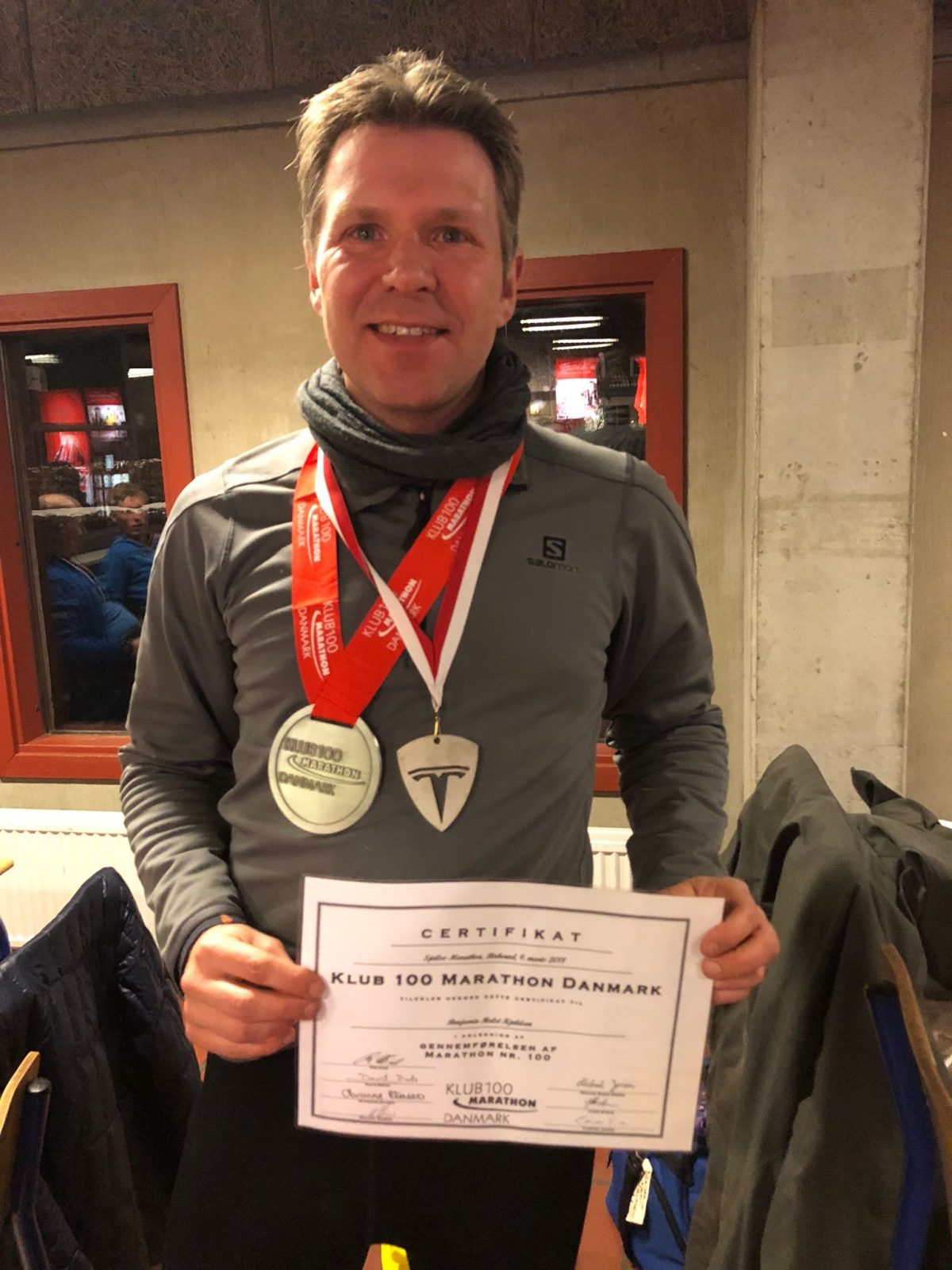 9. marts 2018 - Benjamin Holst Kjeldsen - Klub 100 Marathon